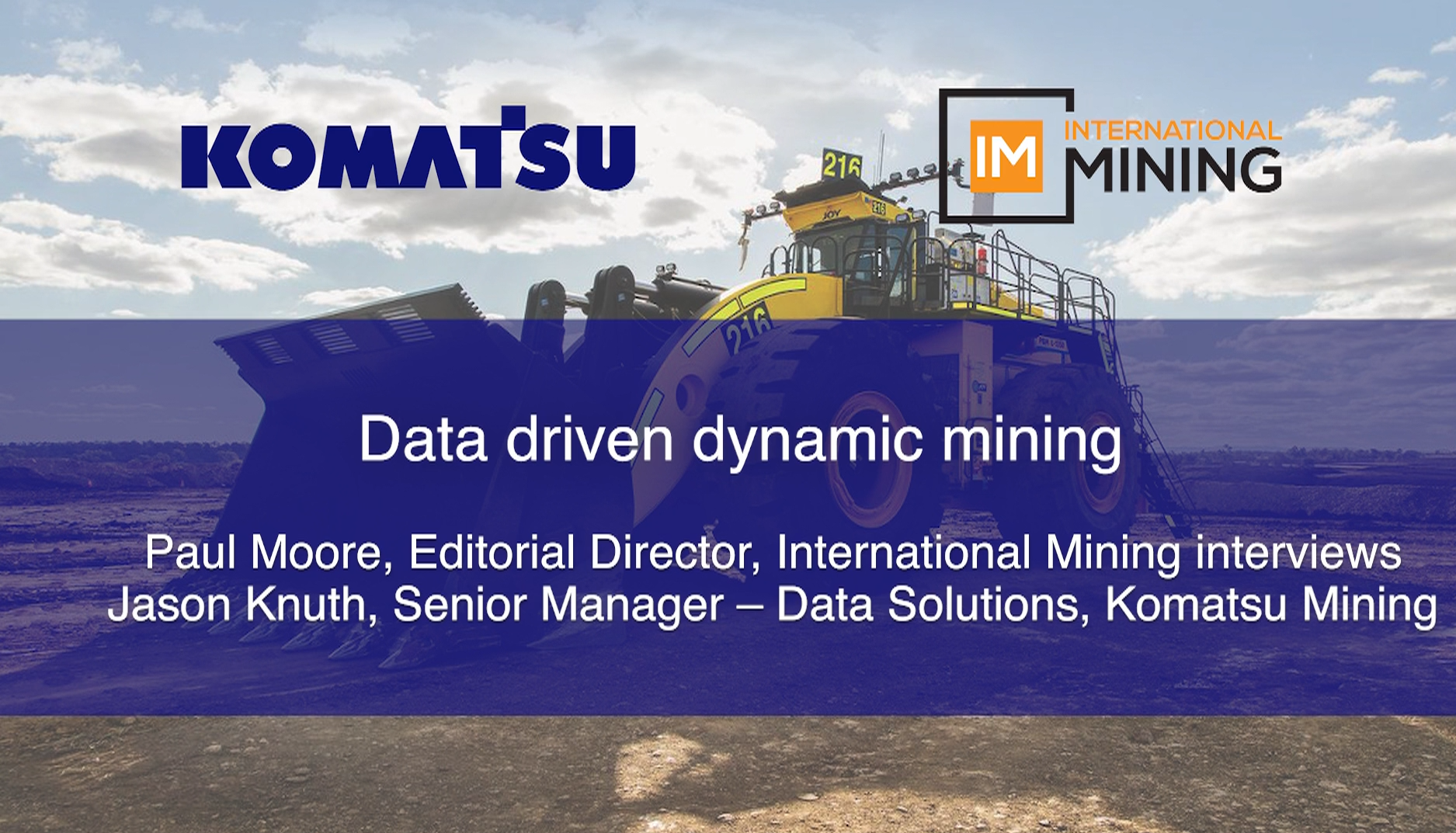 Data driven dynamic mining - International Mining Data driven dynamic mining - International Mining